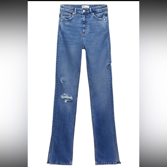 Zara | Jeans | Zara Split Jeans | Poshmark